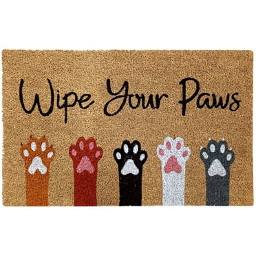 Walmart Dog Coir Doormat, Dogs Welcome, Outdoor Paw Pet Mat (30 x 17 In ...
