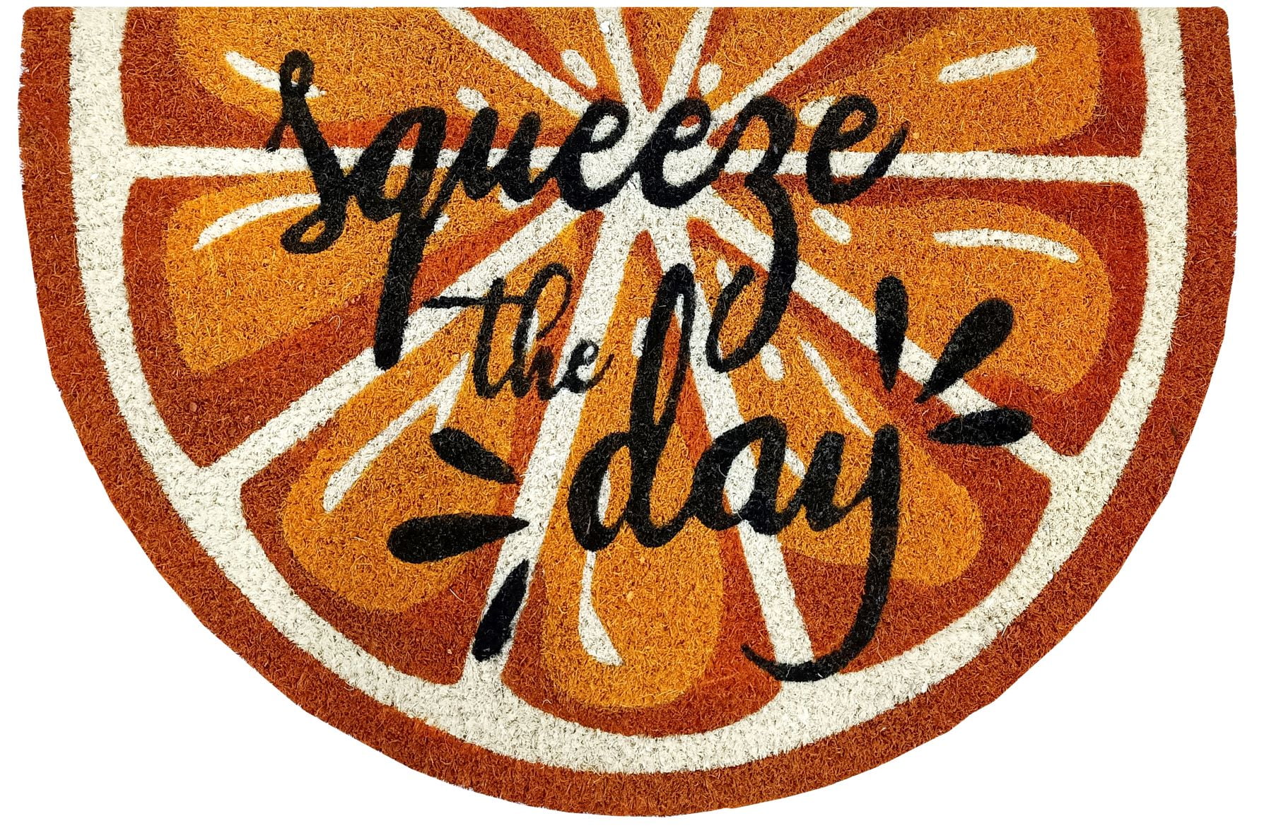 Kashi Home Printed Coir Fiber 18x28 Non-Slip Doormat, Durable Outdoor ...