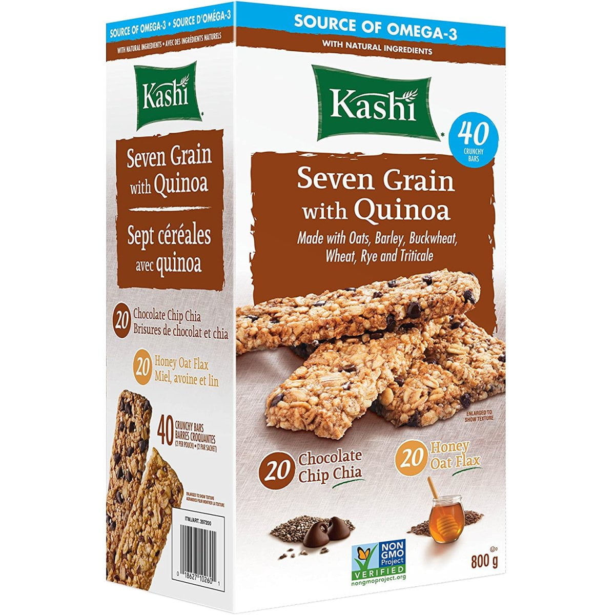 Kashi Seven Grain with Quinoa Bars - 40-Count [Snacks & Sundries ...