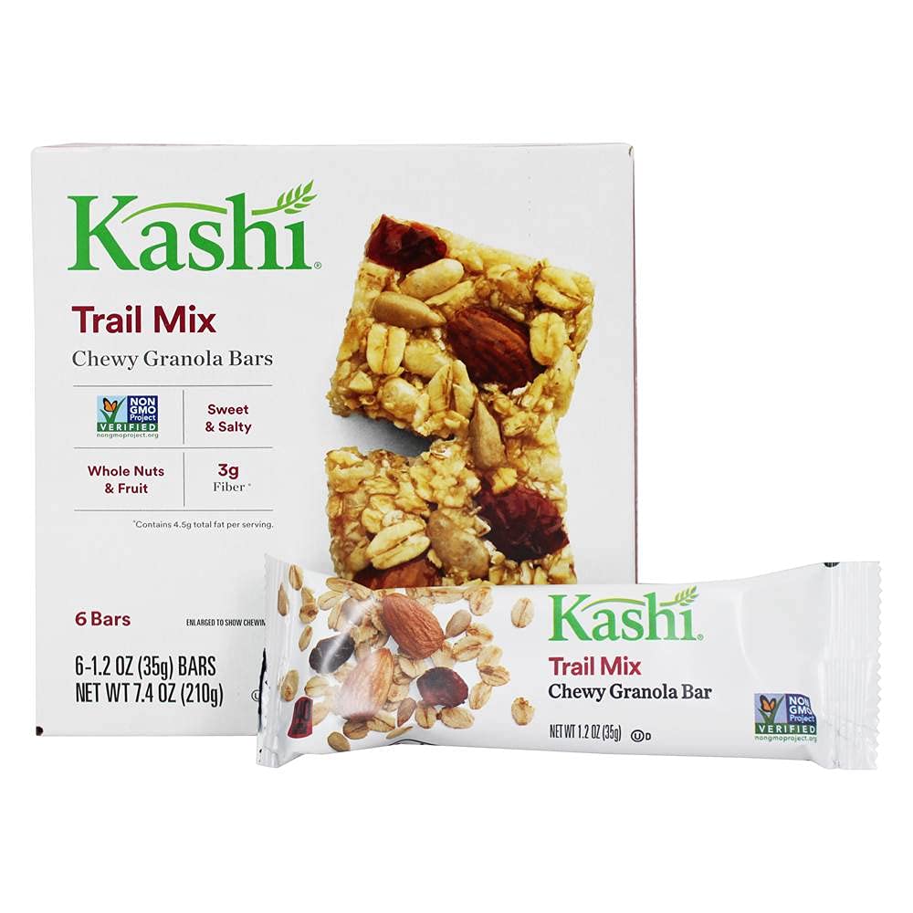 Kashi Tlc Chewy Granola SE33 Bar, Trail Mix, 7.4-ounce Packages (2pack ...