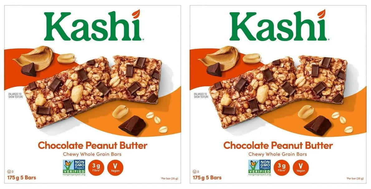 Kashi Whole Grain Bar, Chocolate Peanut Butter, 175g (2 Pack) - Walmart ...