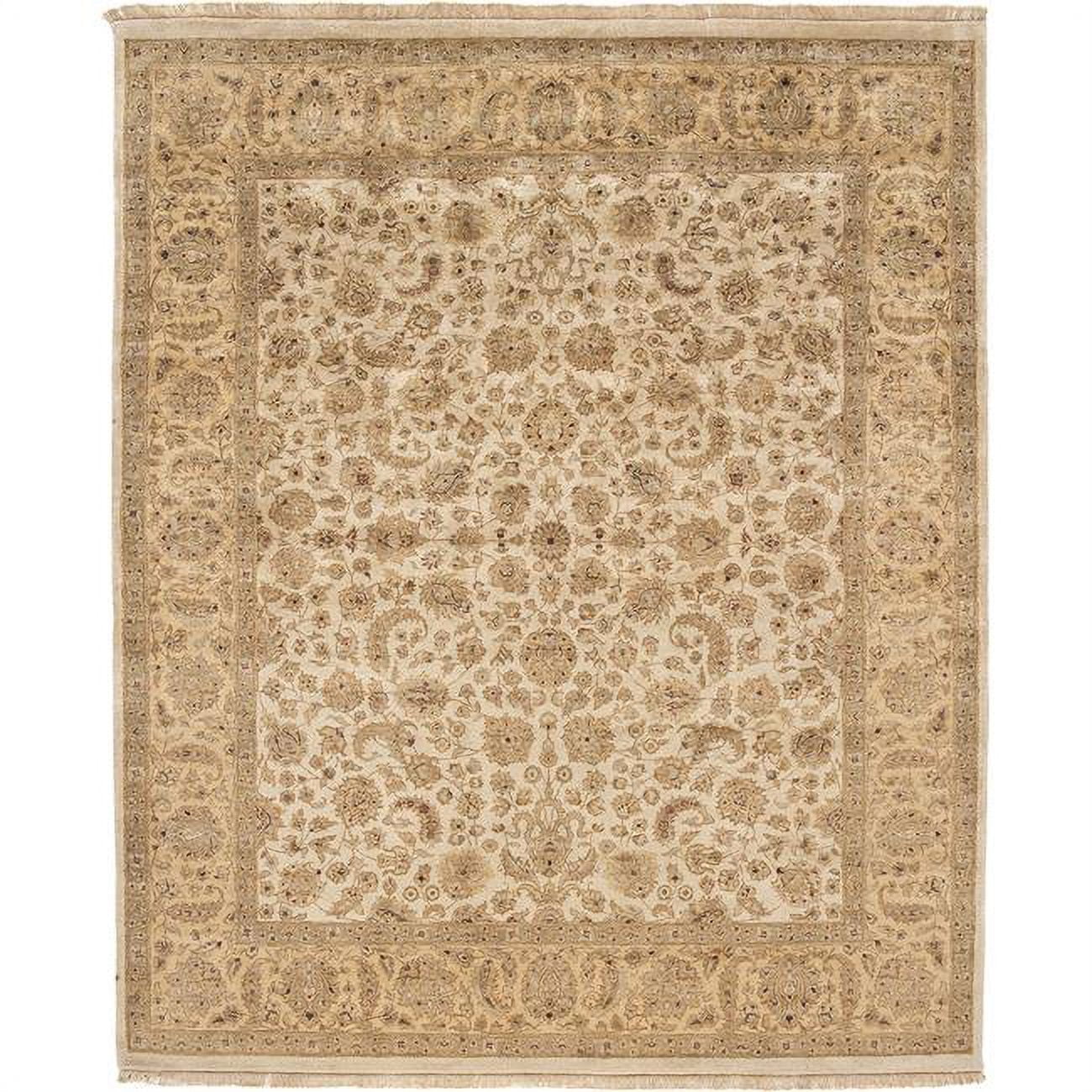 Kashmir Kashan Beige & Gold Area Rug - 4.6 x 7 ft. - Walmart.com