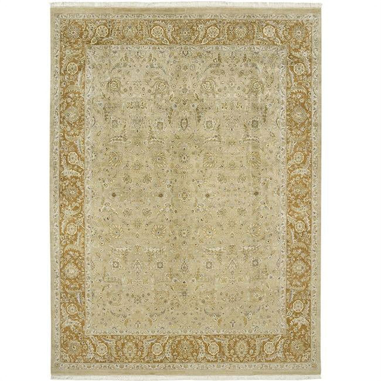 Kashmir Nain Gold & Rust Area Rug - 8 x 10 ft. - Walmart.com