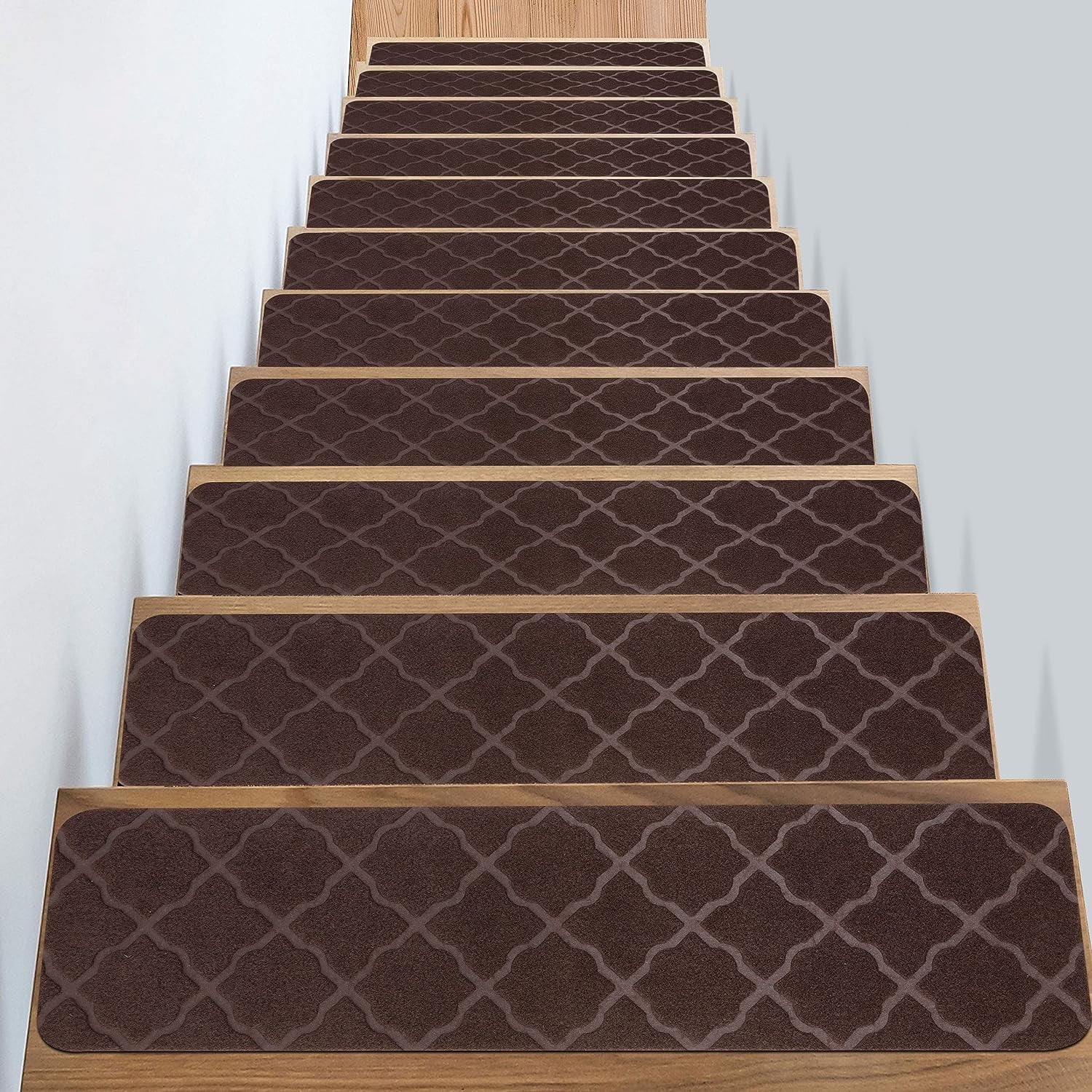 Kaskawise Carpet Stair Treads Non Slip with Self Adhesive, 30"x8 ...