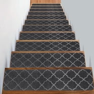 Rubber Stair Treads Non-Slip Outdoor 42”x10” (5-Pack) – Hexagon Anti ...