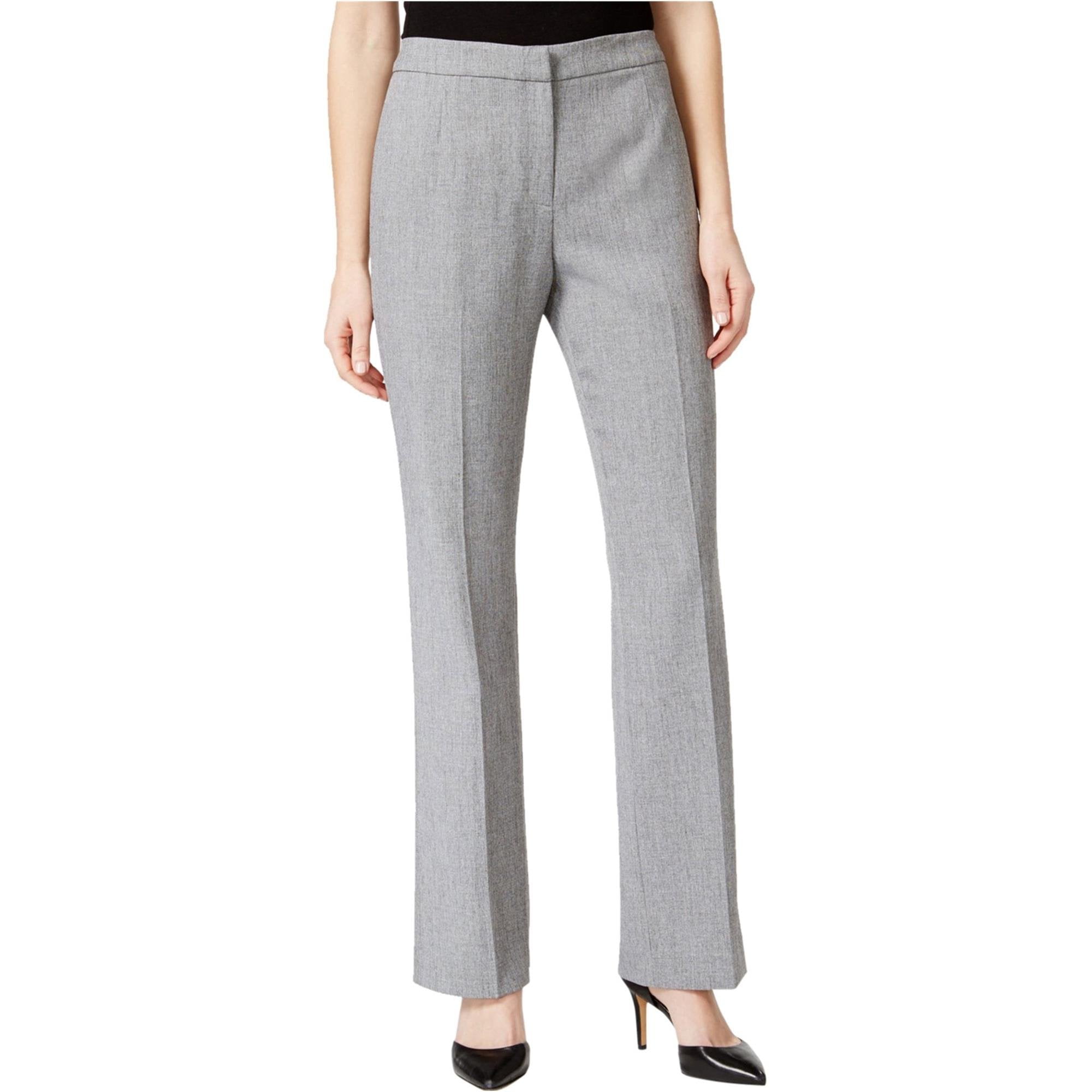 Kasper Womens Kate Casual Trouser Pants, Grey, 6 - Walmart.com