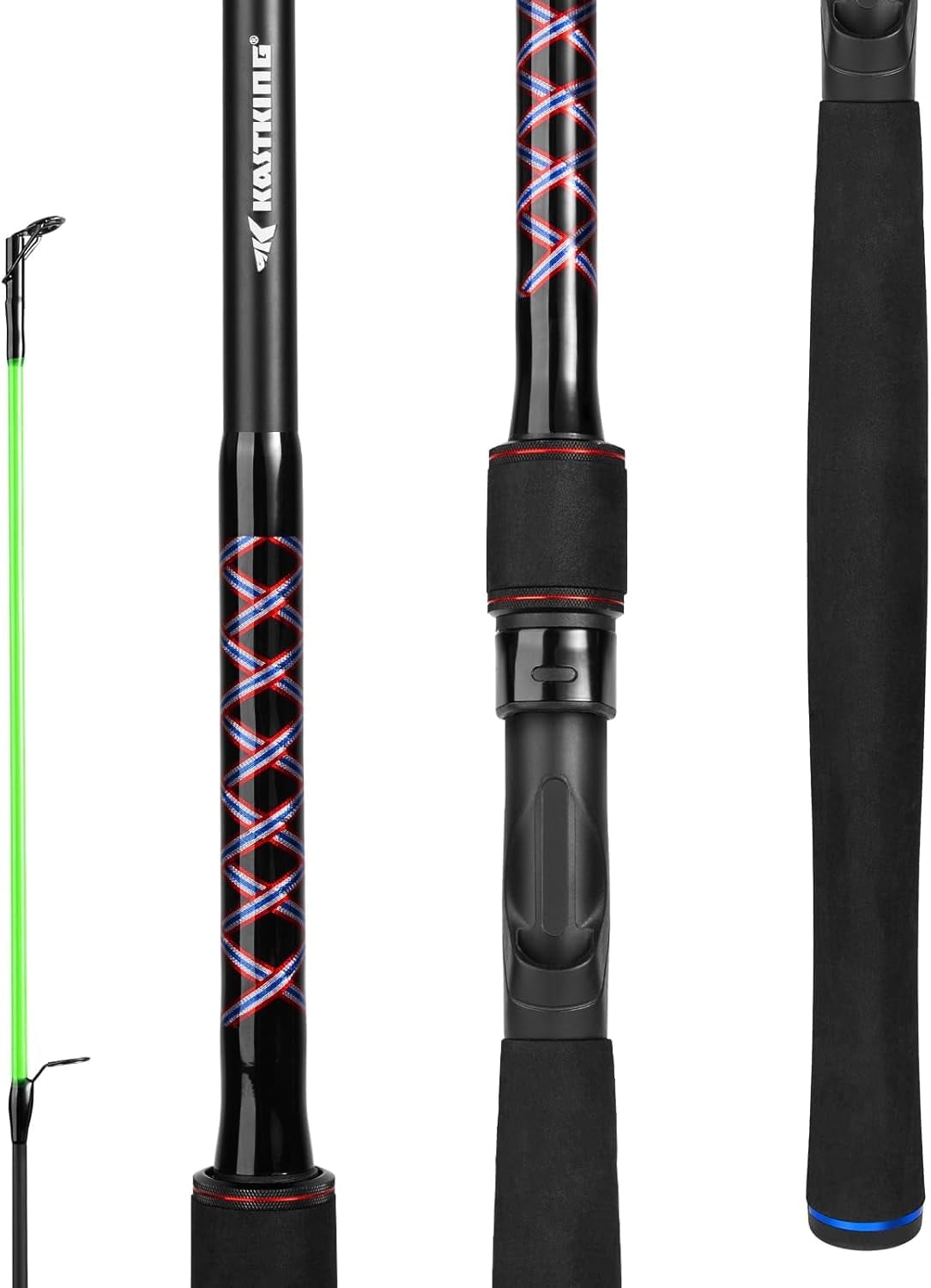 KastKing Spinning Rods & Casting Fishing Rods, Brute Tuff Composite ...