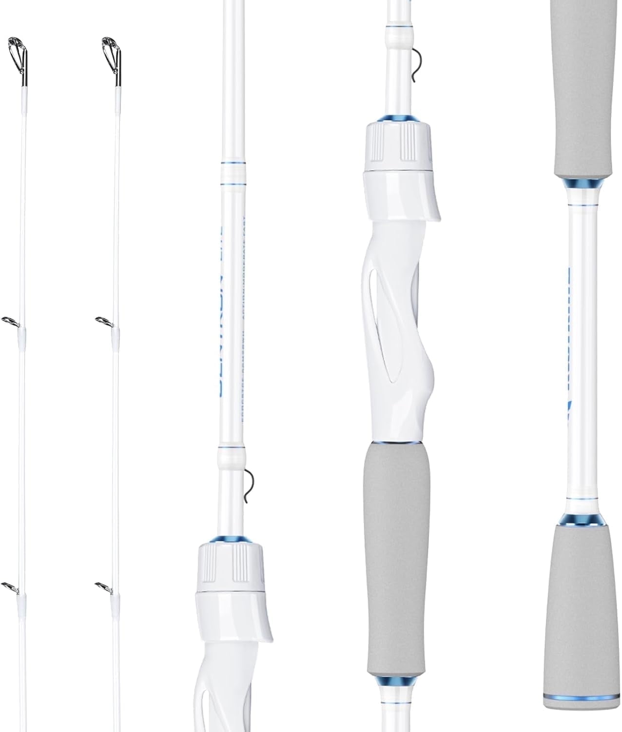 KastKing Twin Tip Spinning Fishing Rods, IM6 Graphite Blanks, Stainless ...