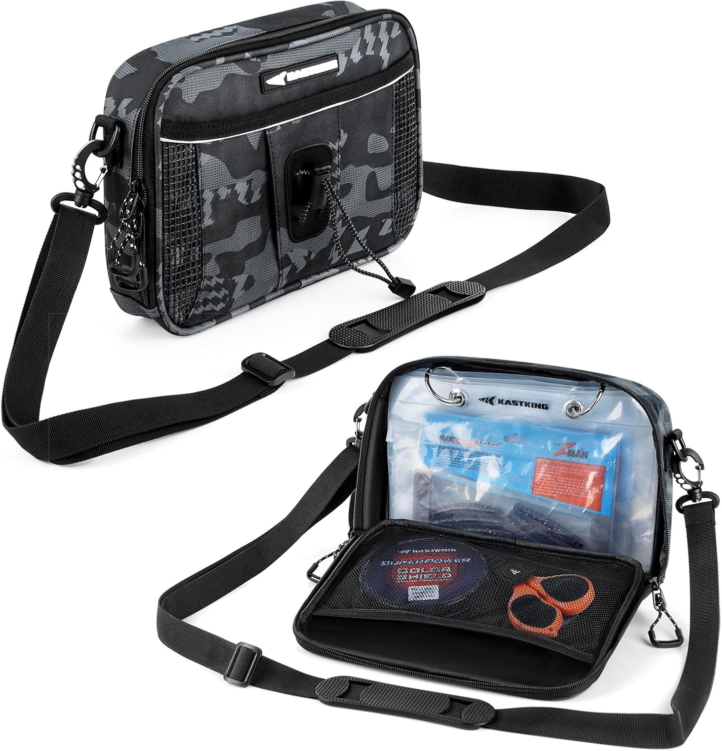 KastKing Detachable Bait Binder Tackle Bag, Plastic Bait Storage For ...