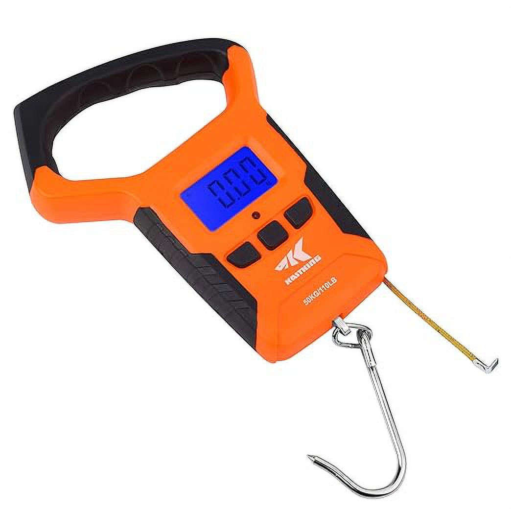 KastKing Fish Scale, Water Resistant Digital Scale with Ruler, 110lb ...