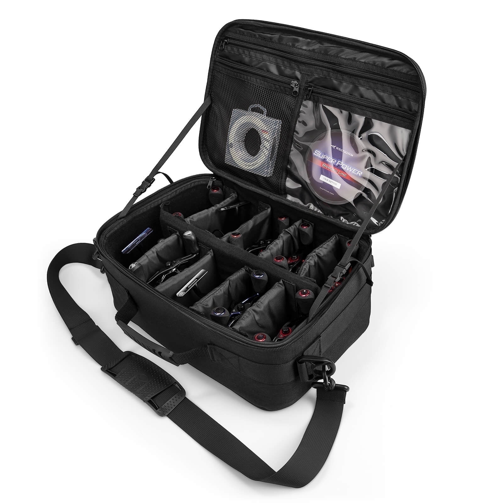 KastKing Fishing Reel Case Large Storage Shockproof Internal Divider ...