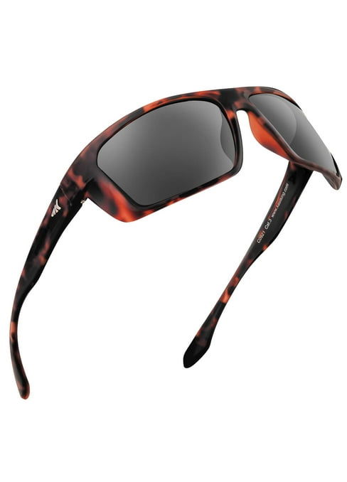 Python 11693 Sunglasses Matte Black/Blue - Walmart.com