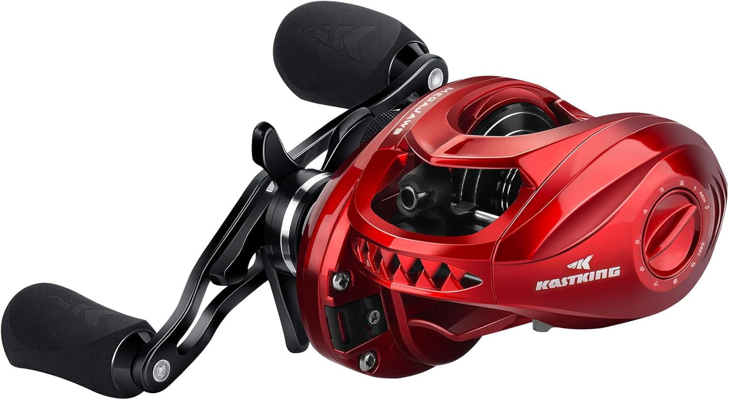 KastKing Baitcasting Fishing Reel, Only 6.7oz, 17.64 LBs Carbon Fiber ...