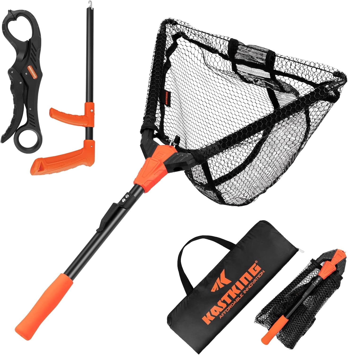 KastKing Fishing Net, Foldable & Lightweight Landing Net with Built in ...