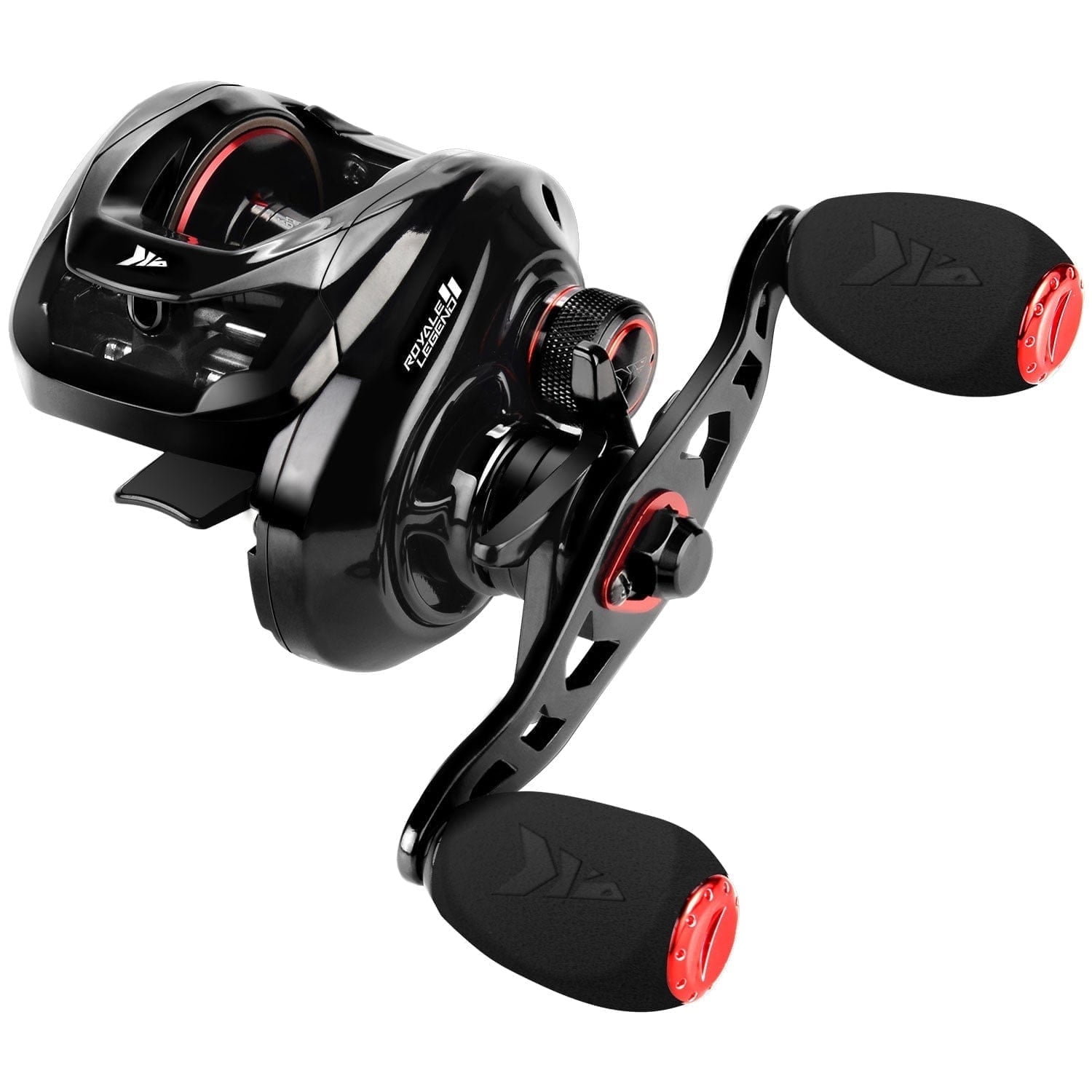 KastKing Left Baitcasting Reels, 17.64LB Carbon Fiber Drag, Cross-Fire ...