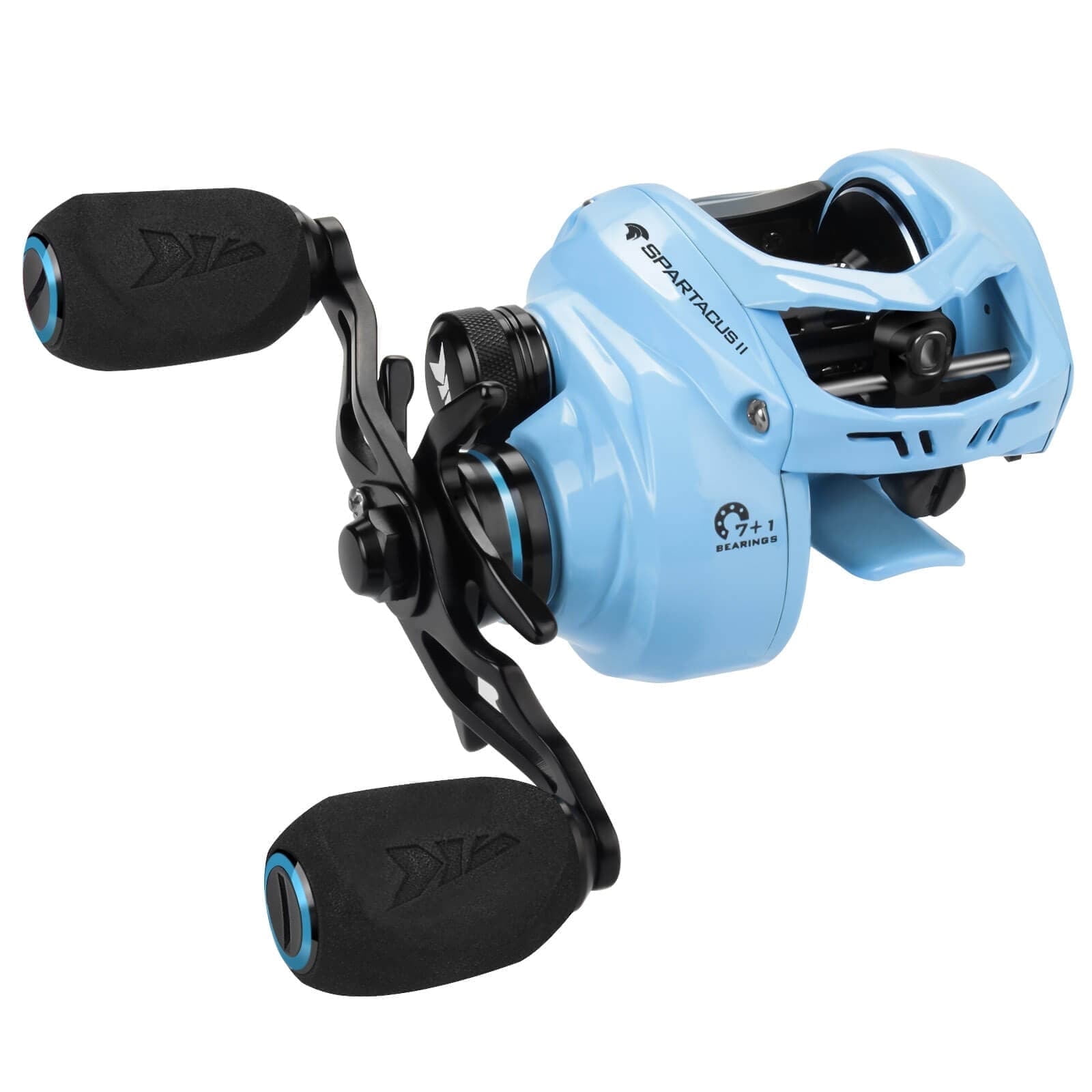 KastKing Spartacus II Baitcasting Fishing Reel 6oz 17.6 LB Carbon Fiber ...