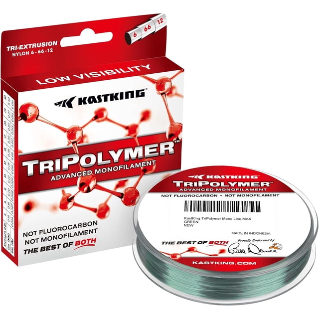 KastKing TriPolymer Advanced Monofilament Fishing Line, Low Light ...