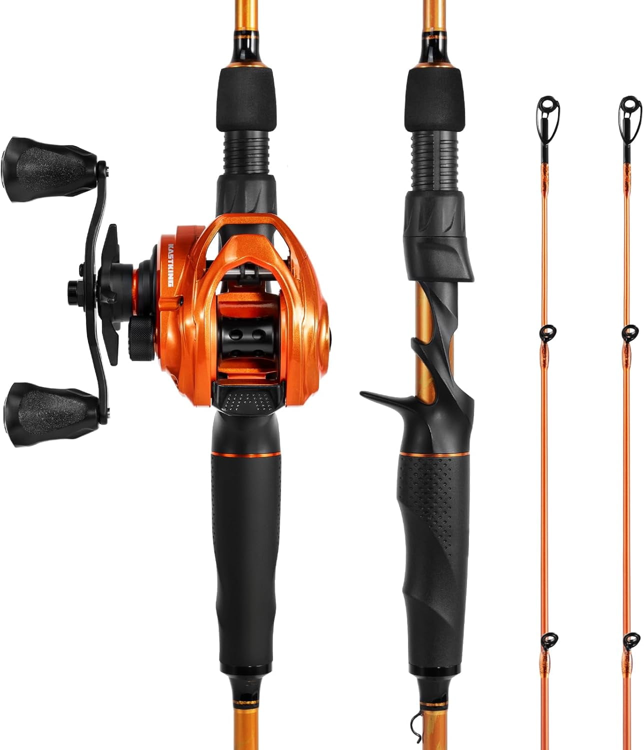 KastKing Twin-tip Fishing Rod and Reel Combo, Spinning & Baitcaster ...