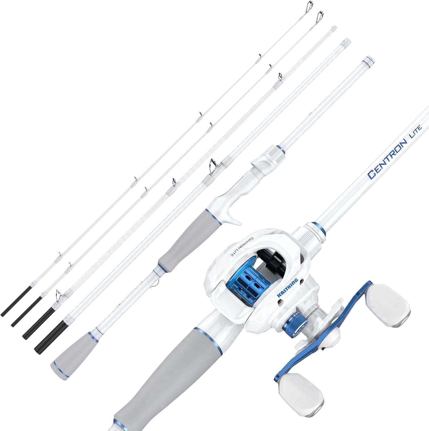 KastKing Travel Fishing Rod and Reel Combo with Twin Tip,Cast-7'0" Mh ...