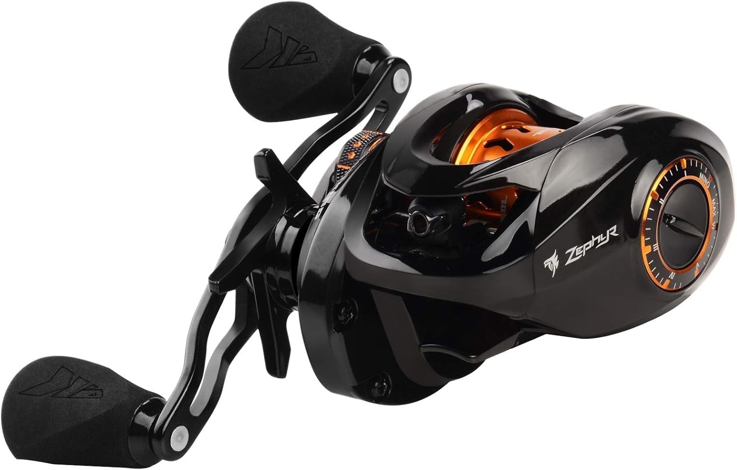 KastKing Left Bait Finesse Baitcasting Reel,Carbon Fiber Drag Clicker Version,7.2:1 Gear Ratio,5 ...