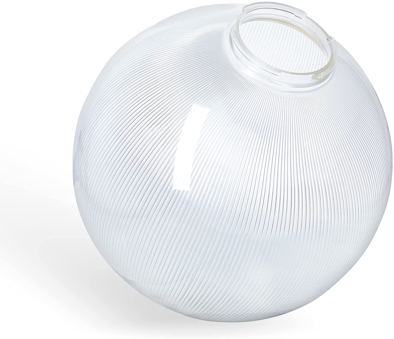 KastLite 10" Clear Prismatic Acrylic Lamp Post Globe | Smooth Textured ...