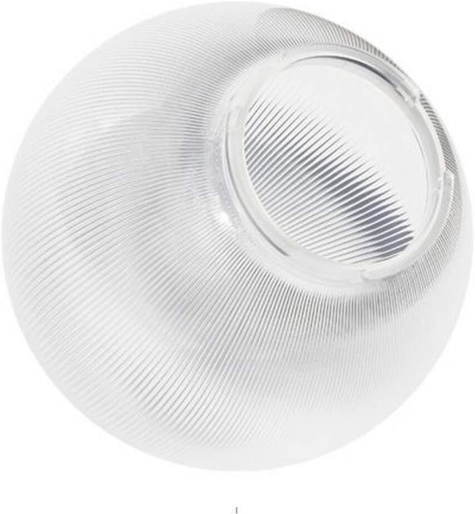KastLite 12" Clear Prismatic Acrylic Lamp Post Globe | Smooth Textured ...