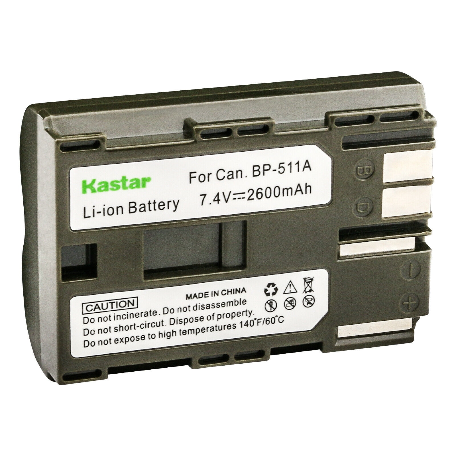 Kastar 1-Pack BP-511 Battery Replacement for Canon DM-FV400 FV400, DM ...