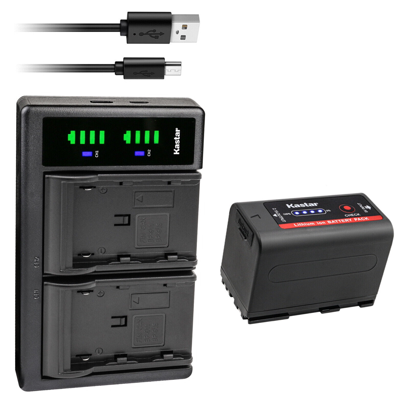 Kastar 1-Pack BP-950G Pro Battery and LTD2 USB Charger Compatible with ...