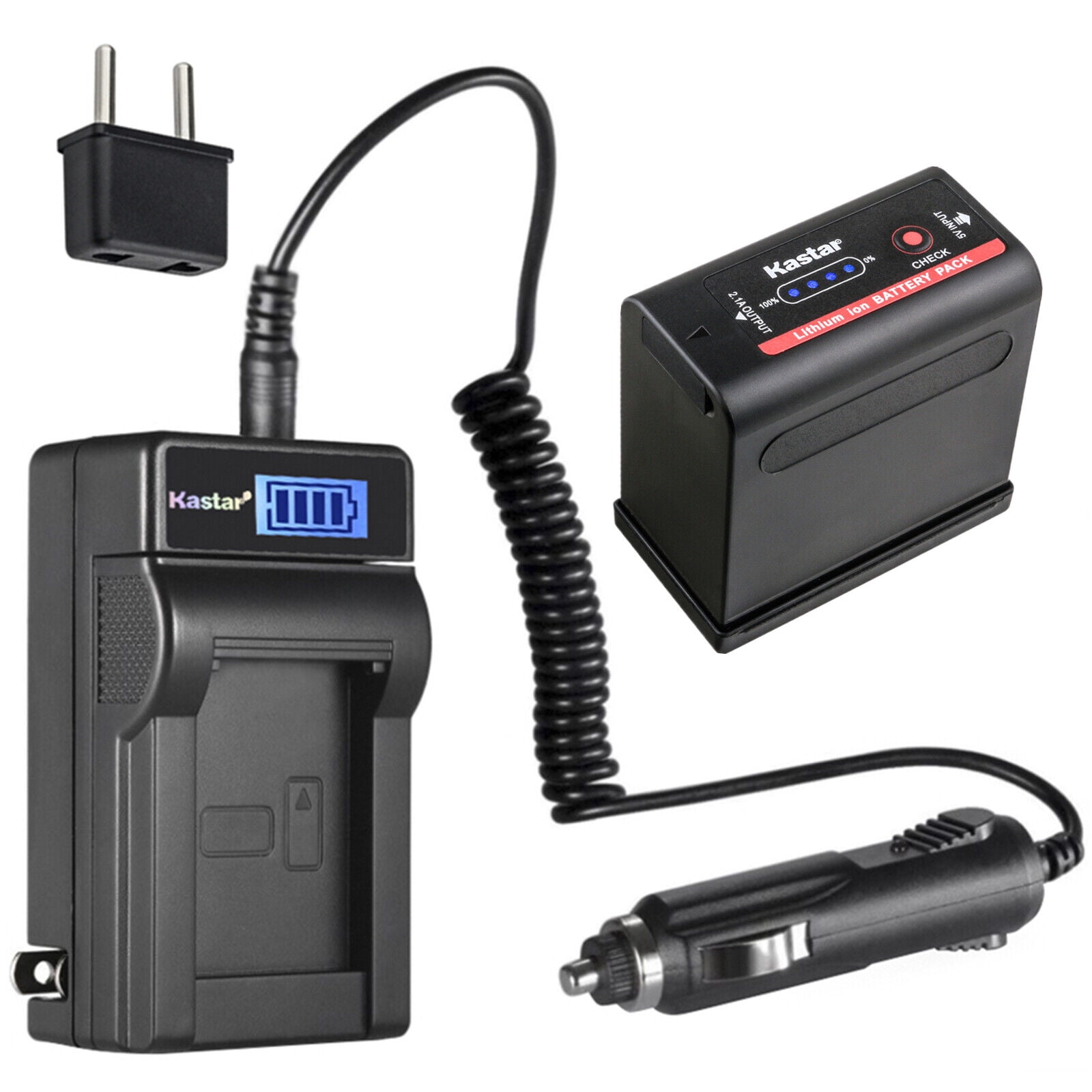 Kastar 1-Pack BP-980G Pro Battery and LCD AC Charger Compatible with ...