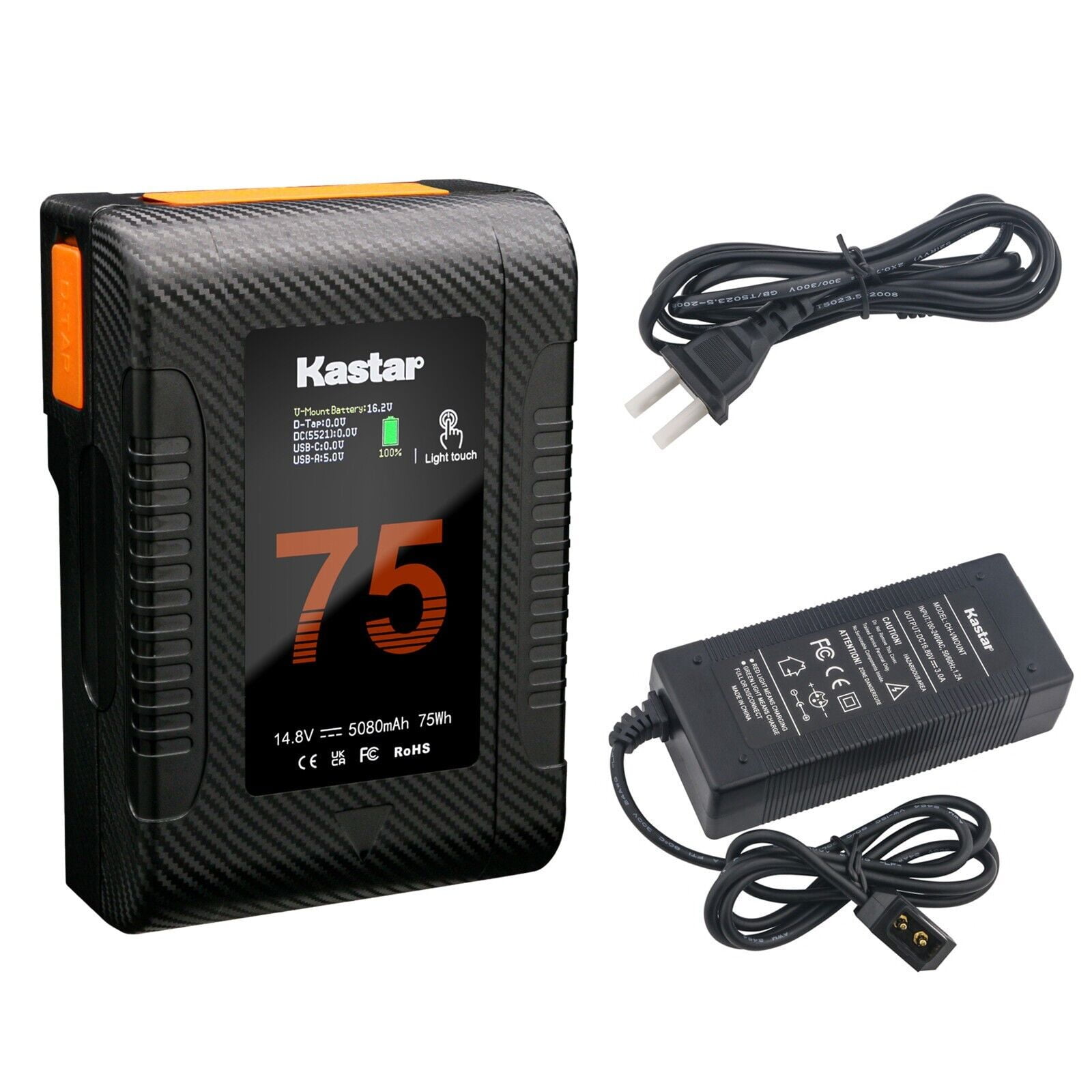 Kastar 1-Pack Battery and D-Tap Charger Compatible with Sony BVW-400 ...