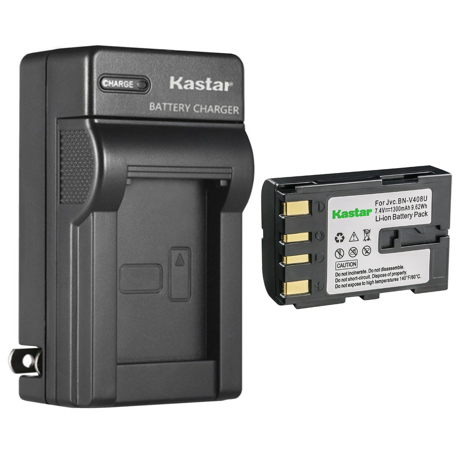 Kastar 1-Pack Battery and AC Wall Charger Replacement for JVC GR-DVL925 ...