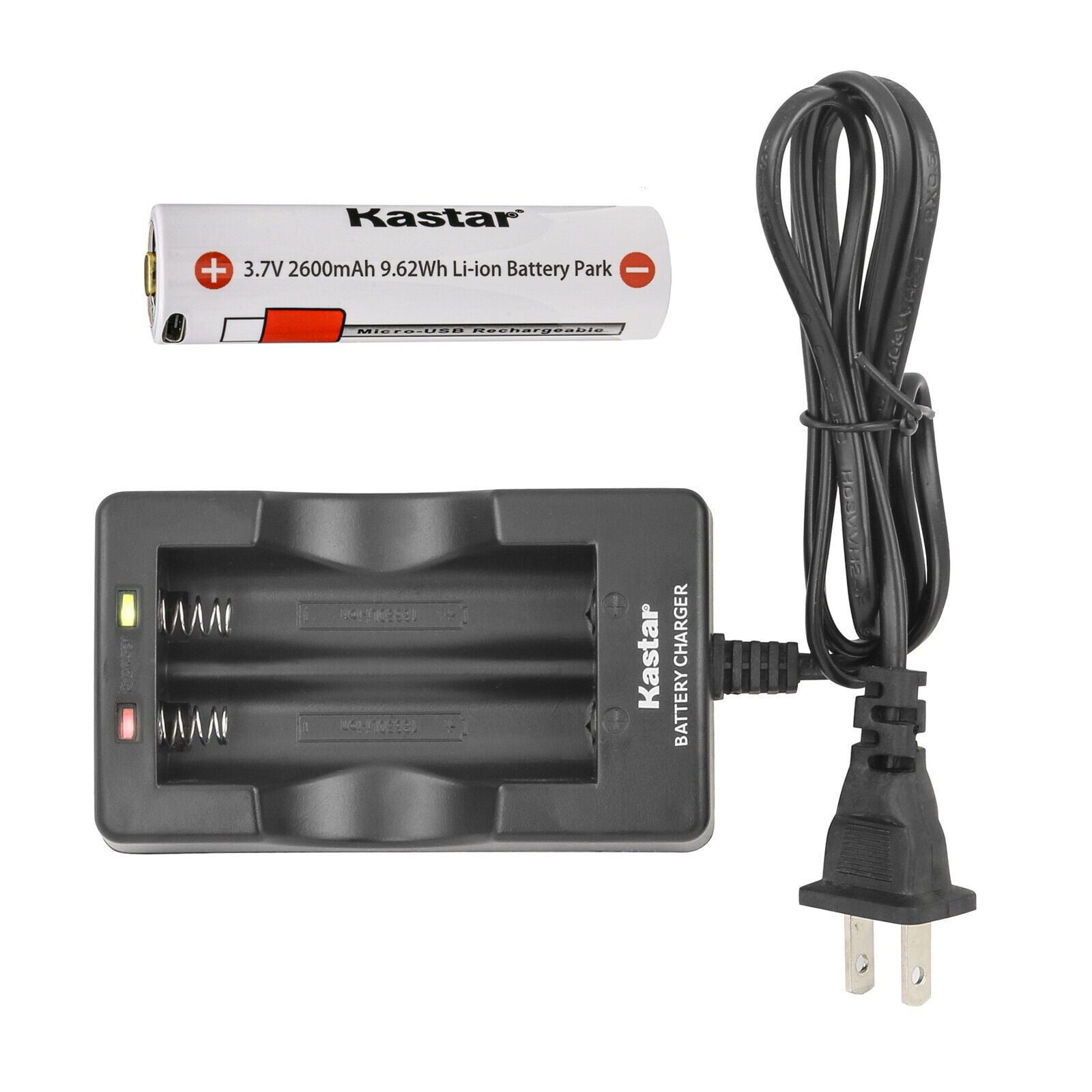 Kastar 1-Pack Battery and AC Wall Charger Replacement for ProTac HL-X ...