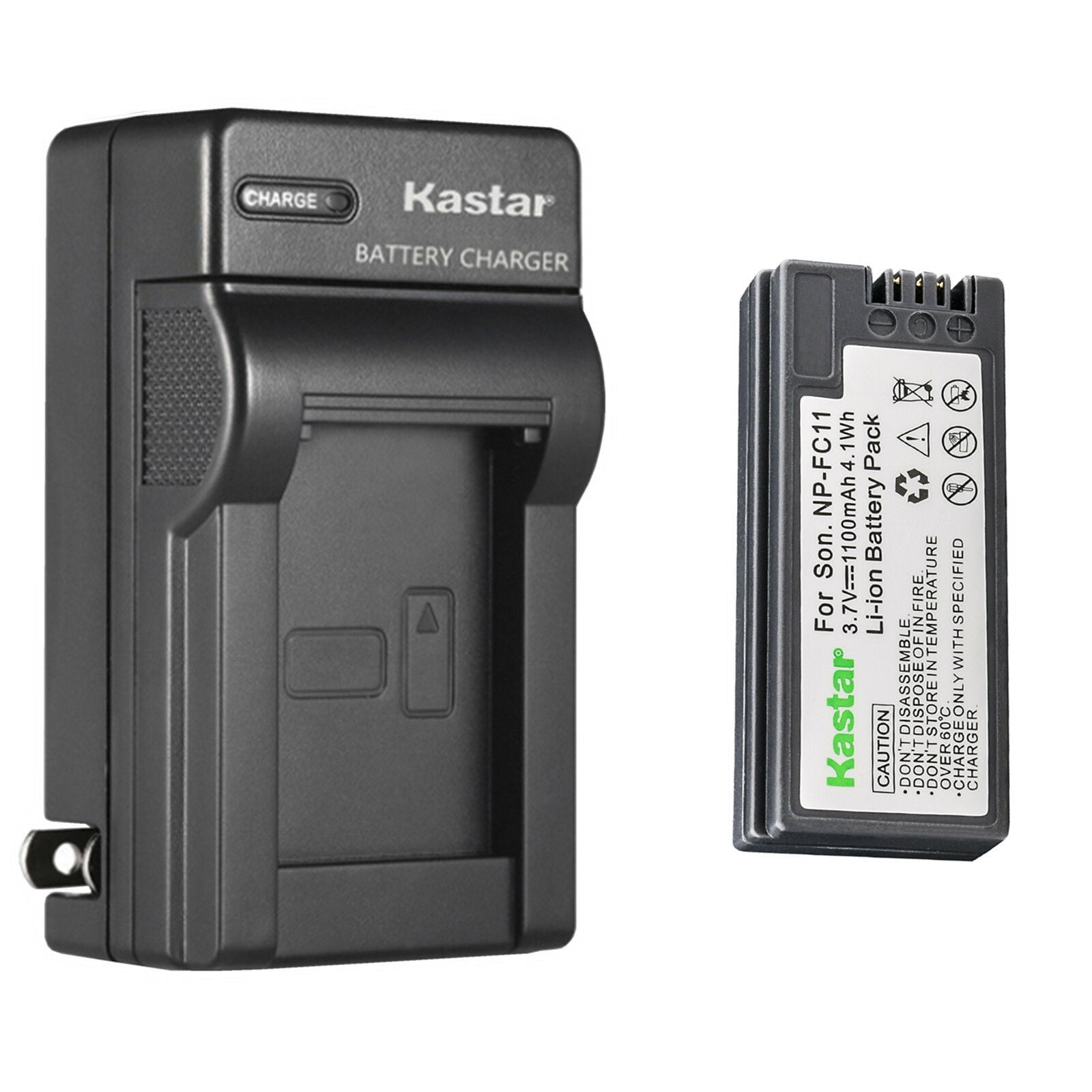 Kastar 1-Pack Battery and AC Wall Charger Replacement for Sony NP-FC11 ...