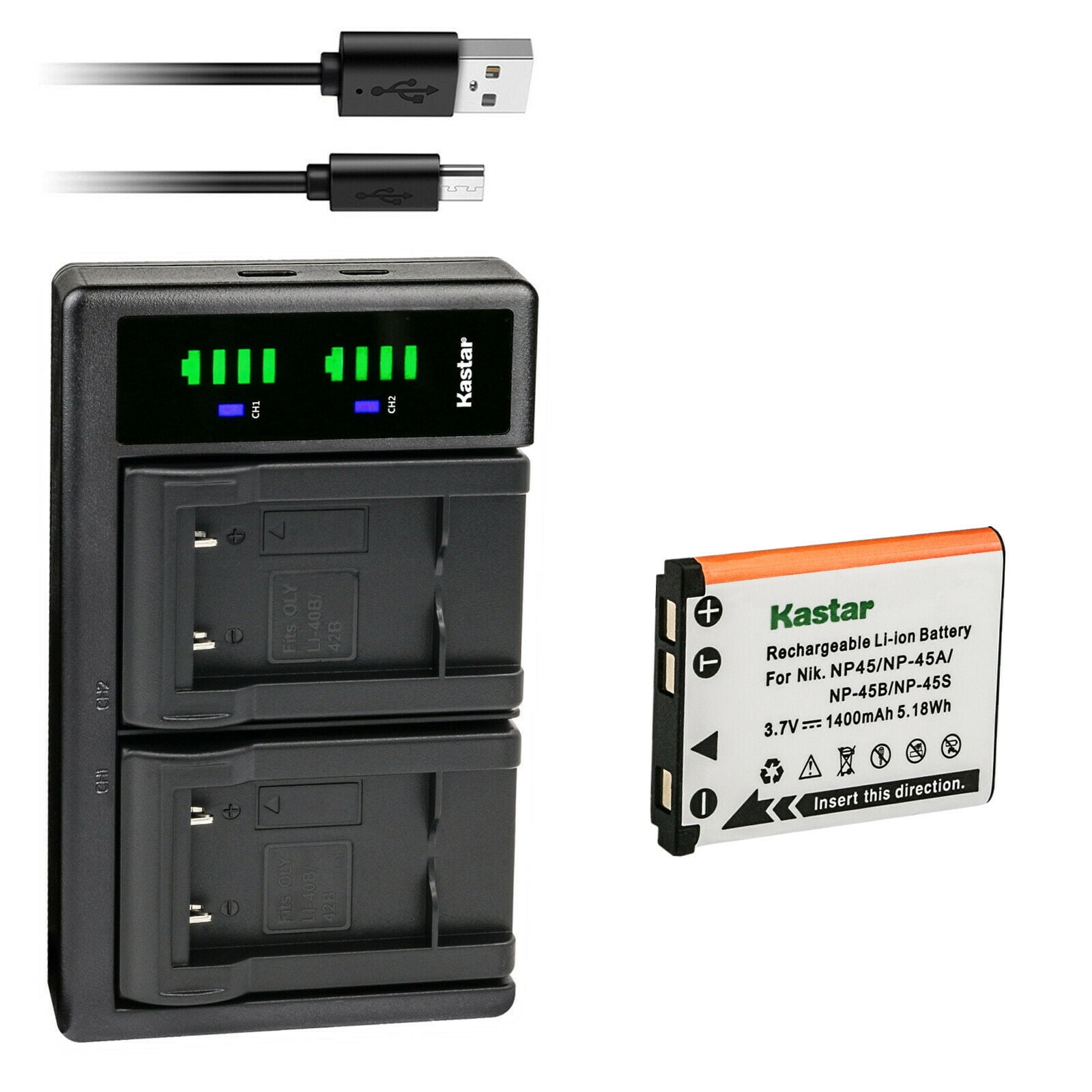 Kastar 1-Pack Battery and LTD2 USB Charger Compatible with Fujifilm ...