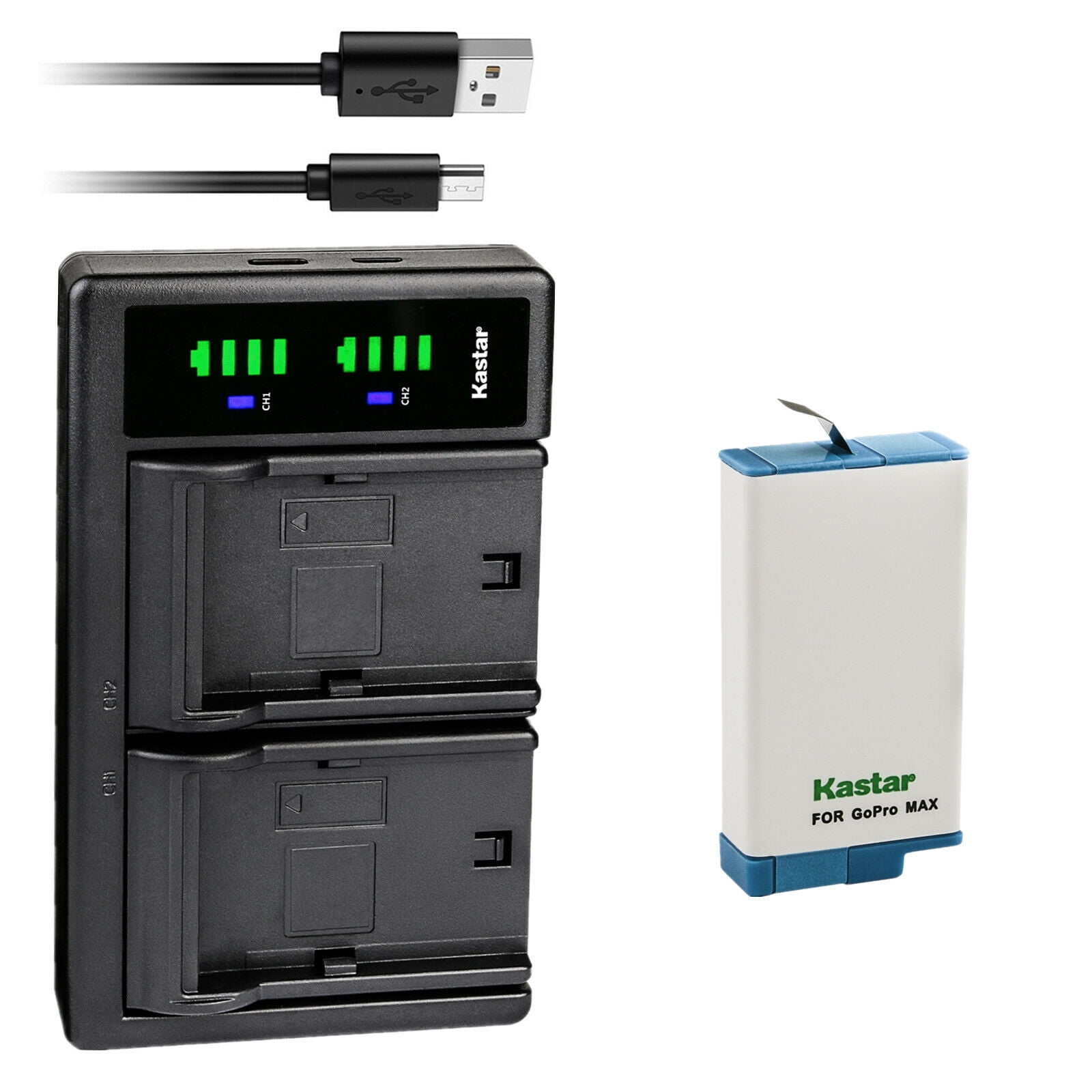 Kastar 1-Pack Battery and LTD2 USB Charger Compatible with GoPro Max ...