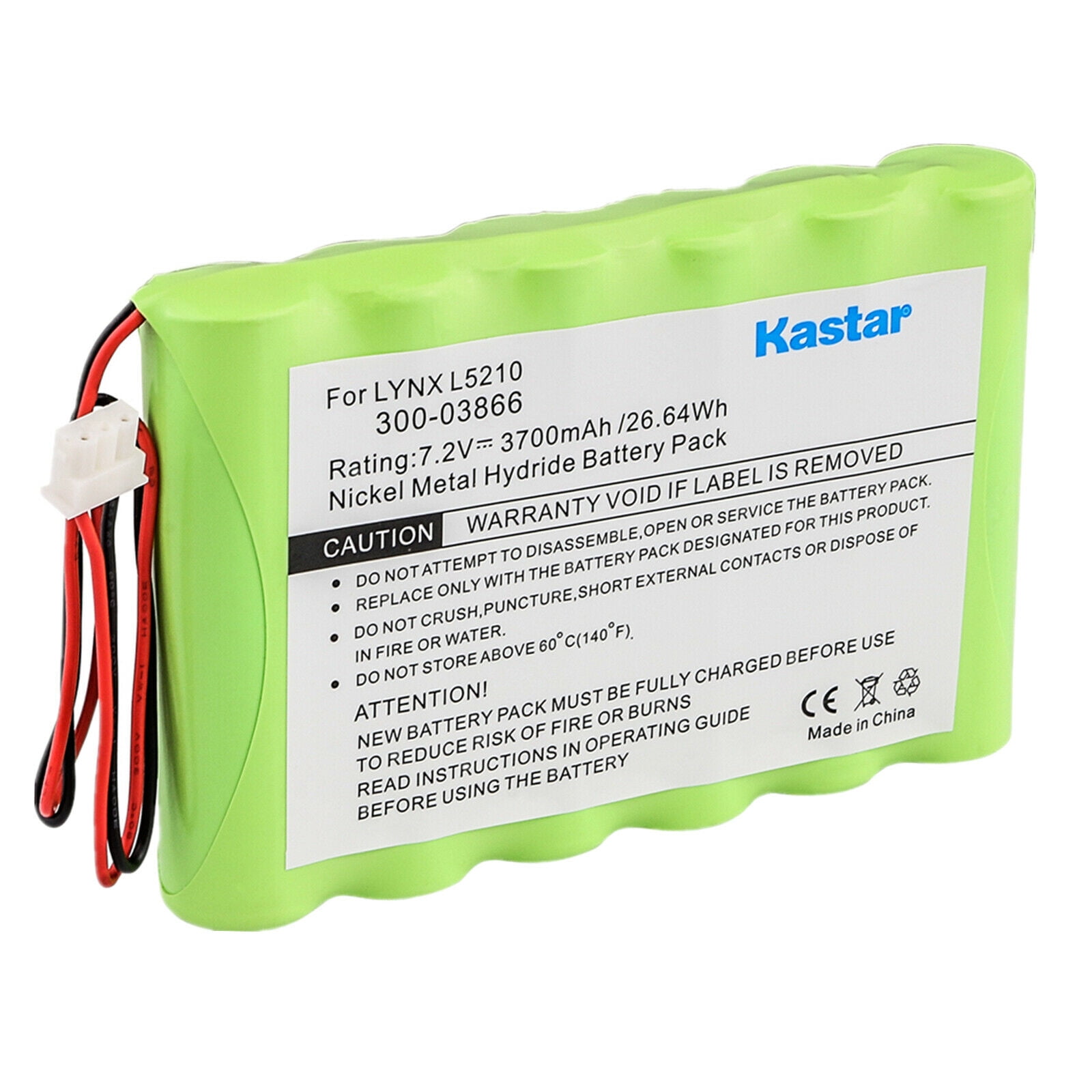 Kastar 1-Pack Battery Replacement for Honeywell Lynx 5210, Lynx 5300 ...