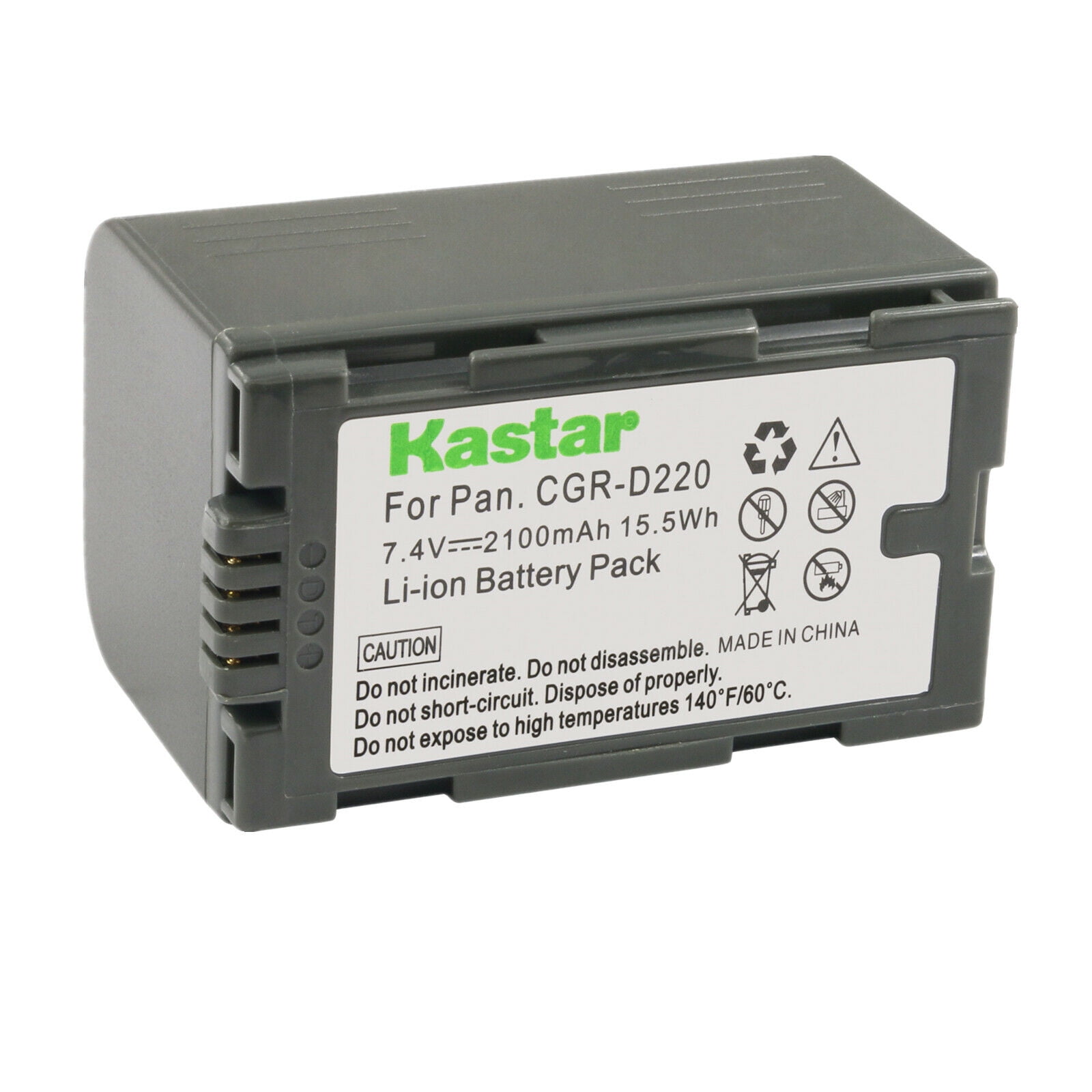 Kastar 1-Pack CGR-D16 Battery Replacement for Panasonic PV-GS15, PV ...