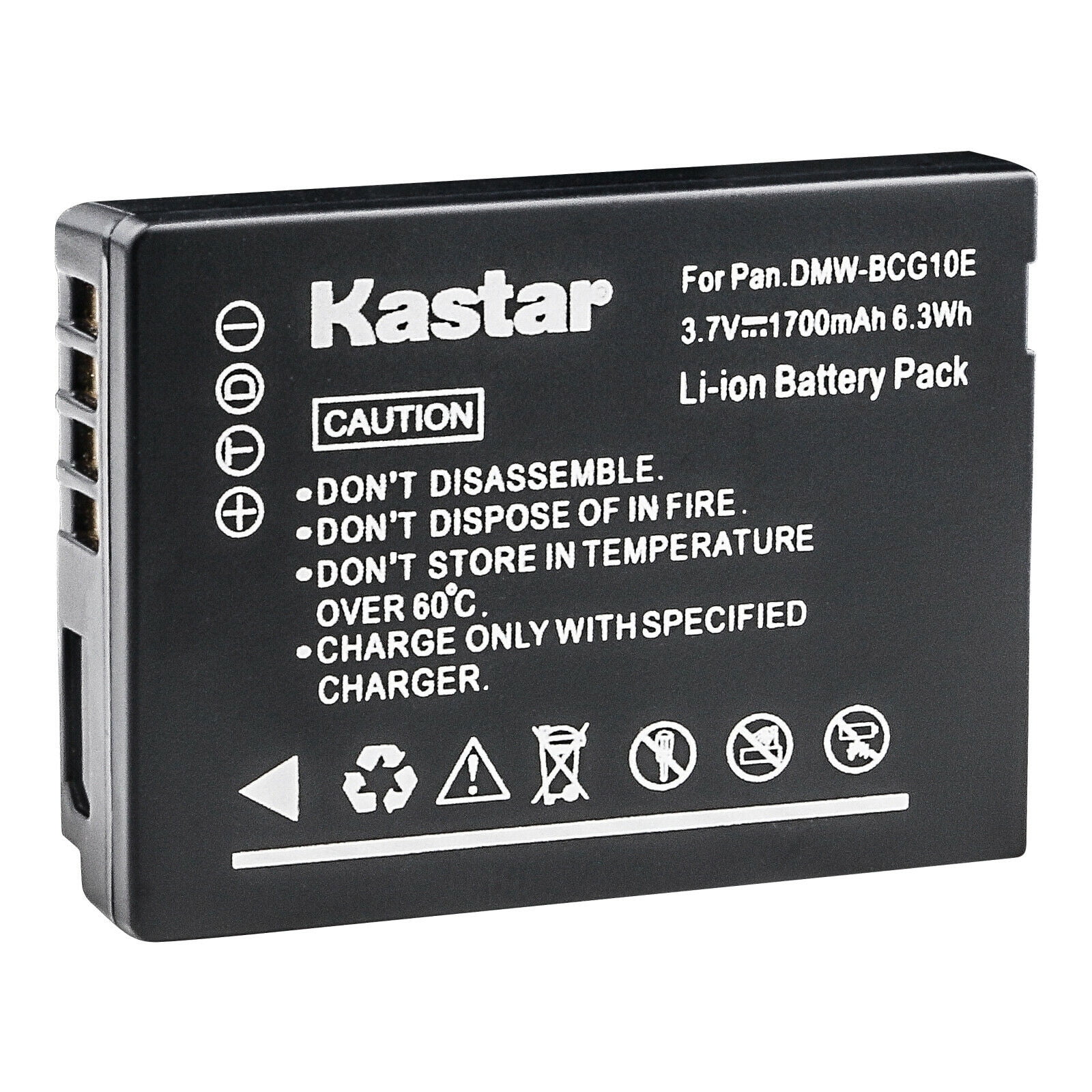 Kastar 1-Pack DMW-BCG10 Battery Replacement for Panasonic Lumix DMC-ZX1 ...