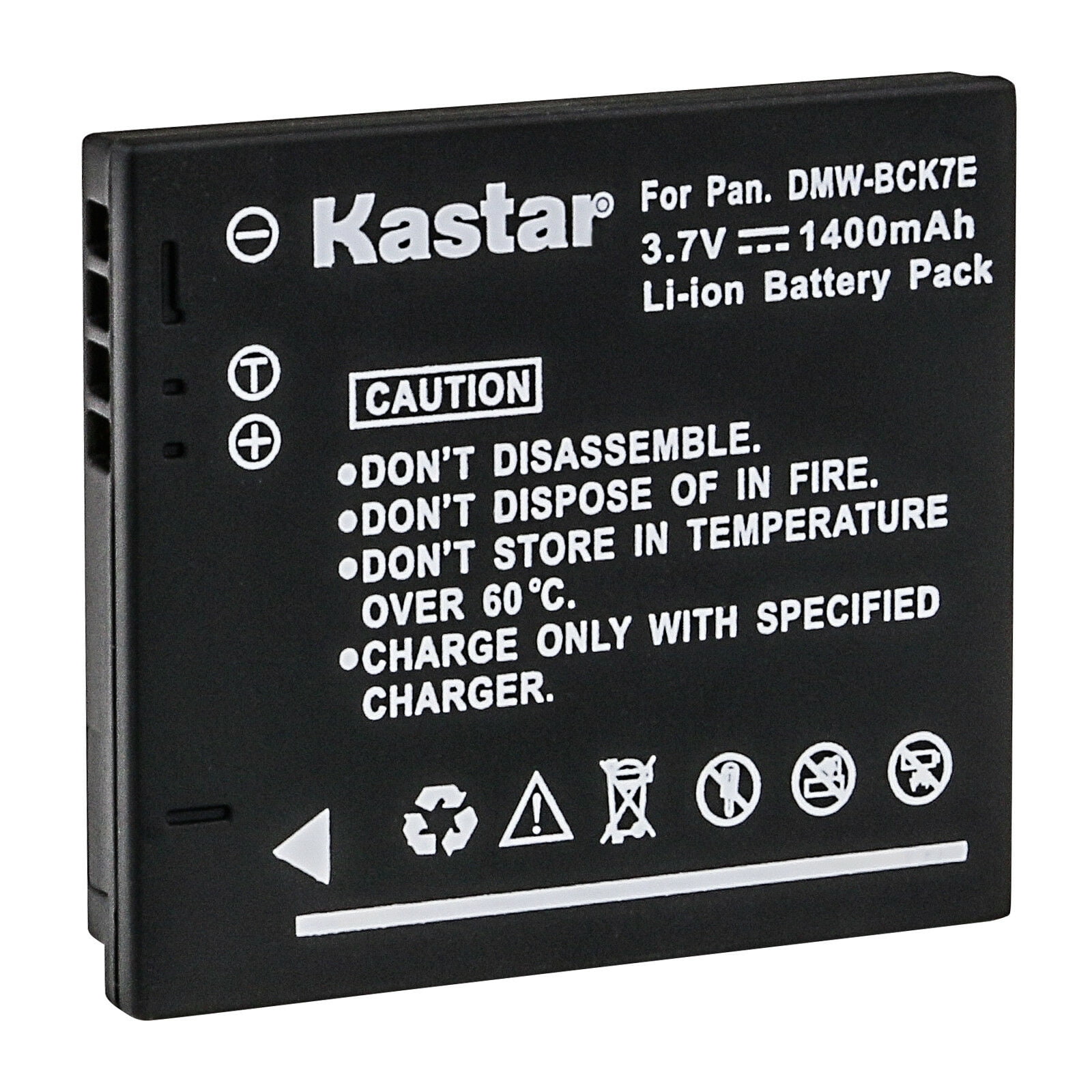 Kastar 1-Pack DMW-BCK7E Battery Replacement for Panasonic Lumix DMC-FT25, Lumix DMC-FX77, Lumix ...