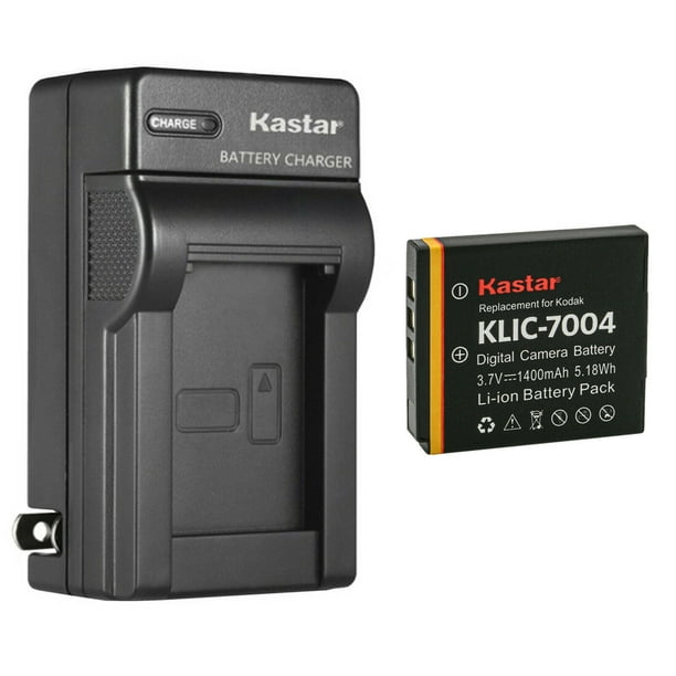 Kastar 1-Pack KLIC-7004 Battery and AC Wall Charger Replacement for Kodak KLIC-7004 K7004 ...