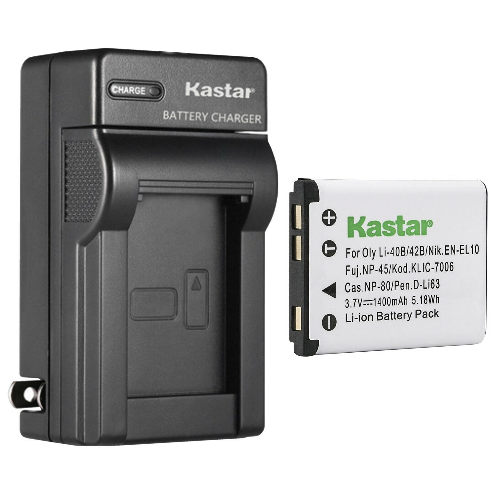 Kastar 1-Pack Li-42B Battery and AC Wall Charger Replacement for ...