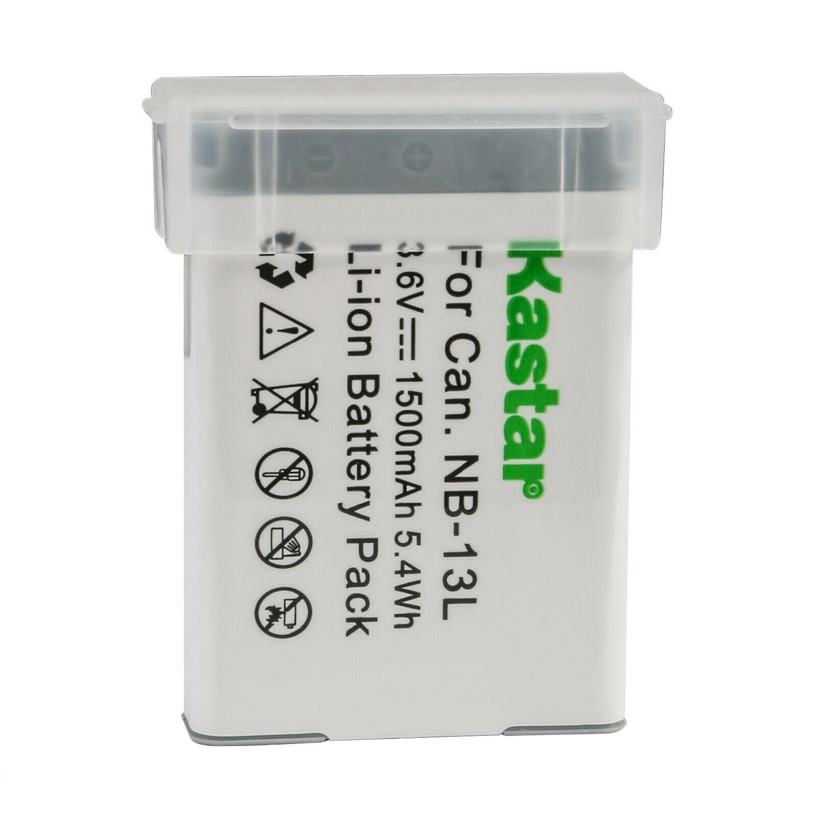 Kastar NB-13L Rechargeable Battery Pack, 1500mAh 3.6V for Canon ...