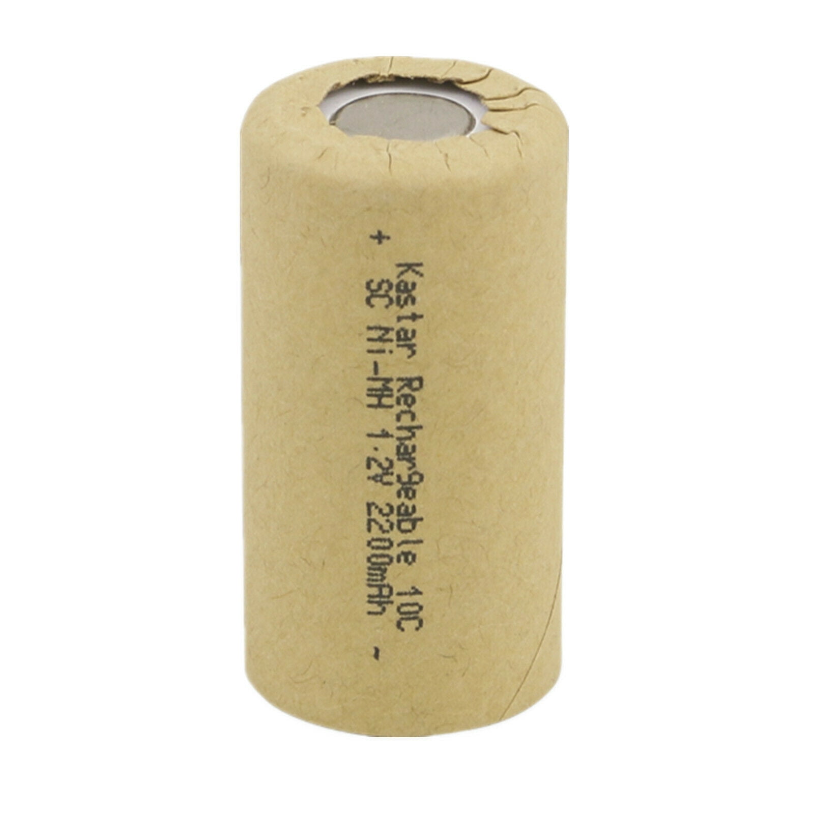 Kastar 1-Pack Nickel Metal Hydride (Ni-MH) Rechargeable Paper Wrapped ...