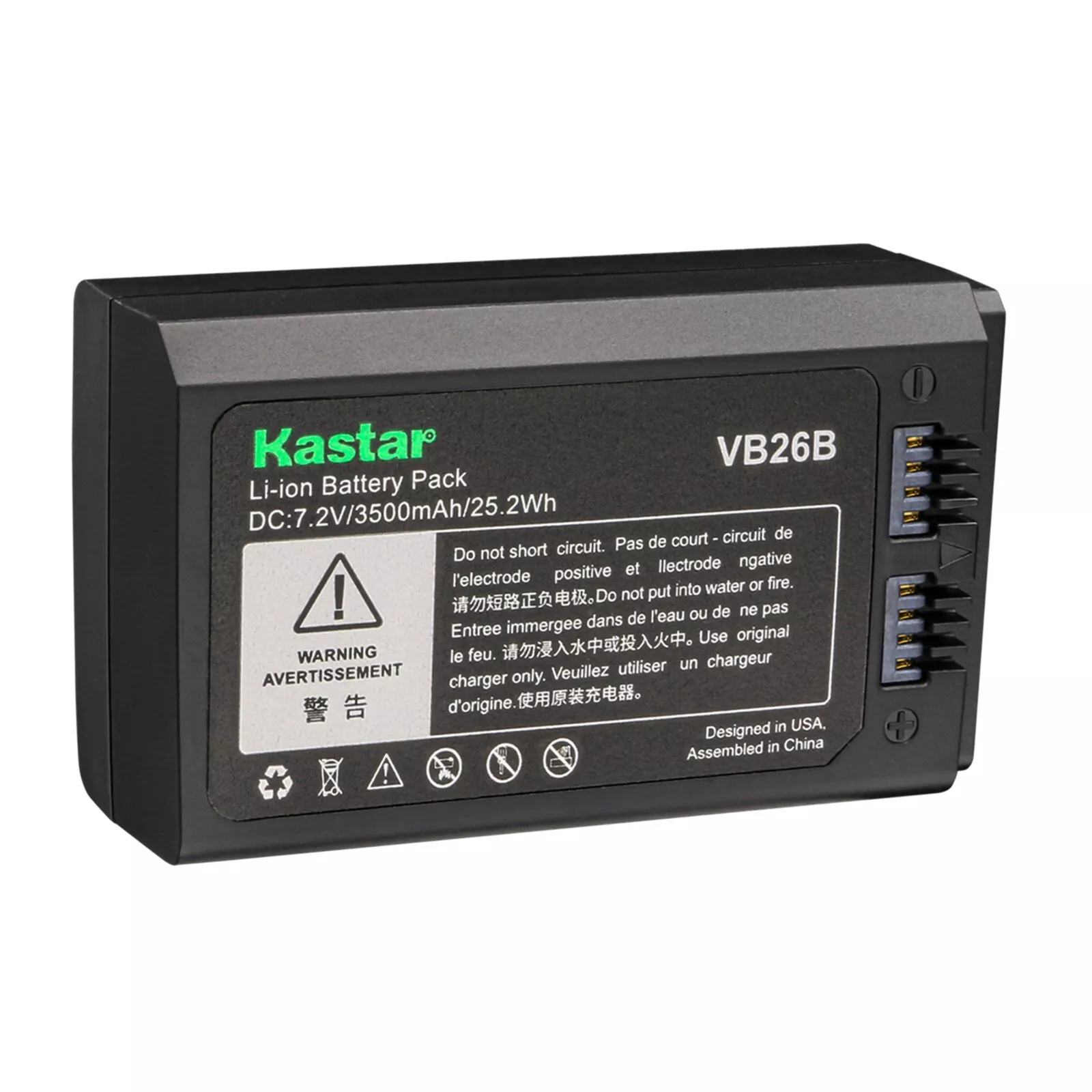 Kastar 1-Pack VB26B Battery Pack Replacement for GODOX Flash Speedlight ...