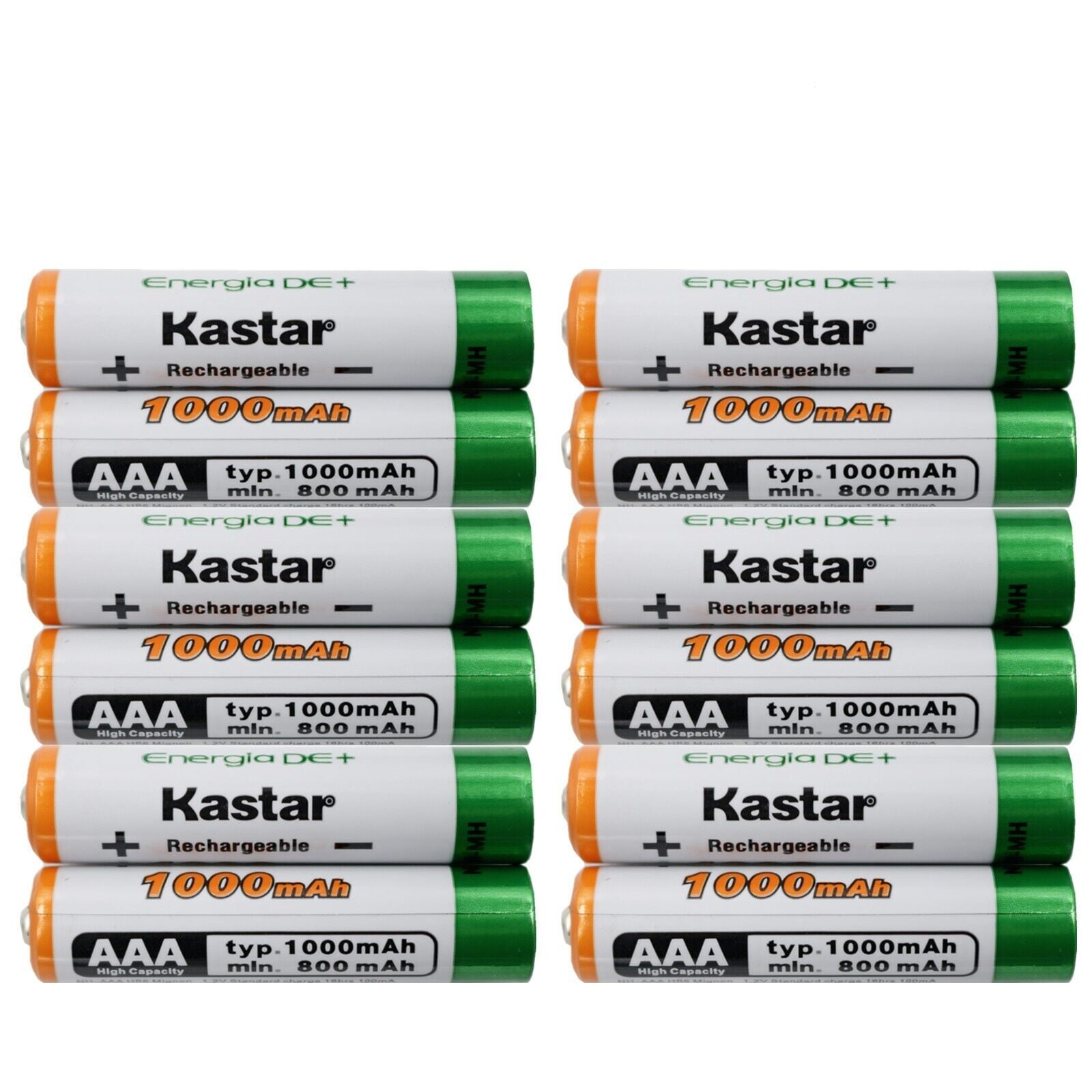 Kastar 12 Pcs Battery Replacement for VTech ev2625 ev2626 ev2650 ev2653 ...