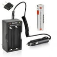 Kastar 1Pack Battery + Travel Charger Replacement for Fenix Flashlight ...