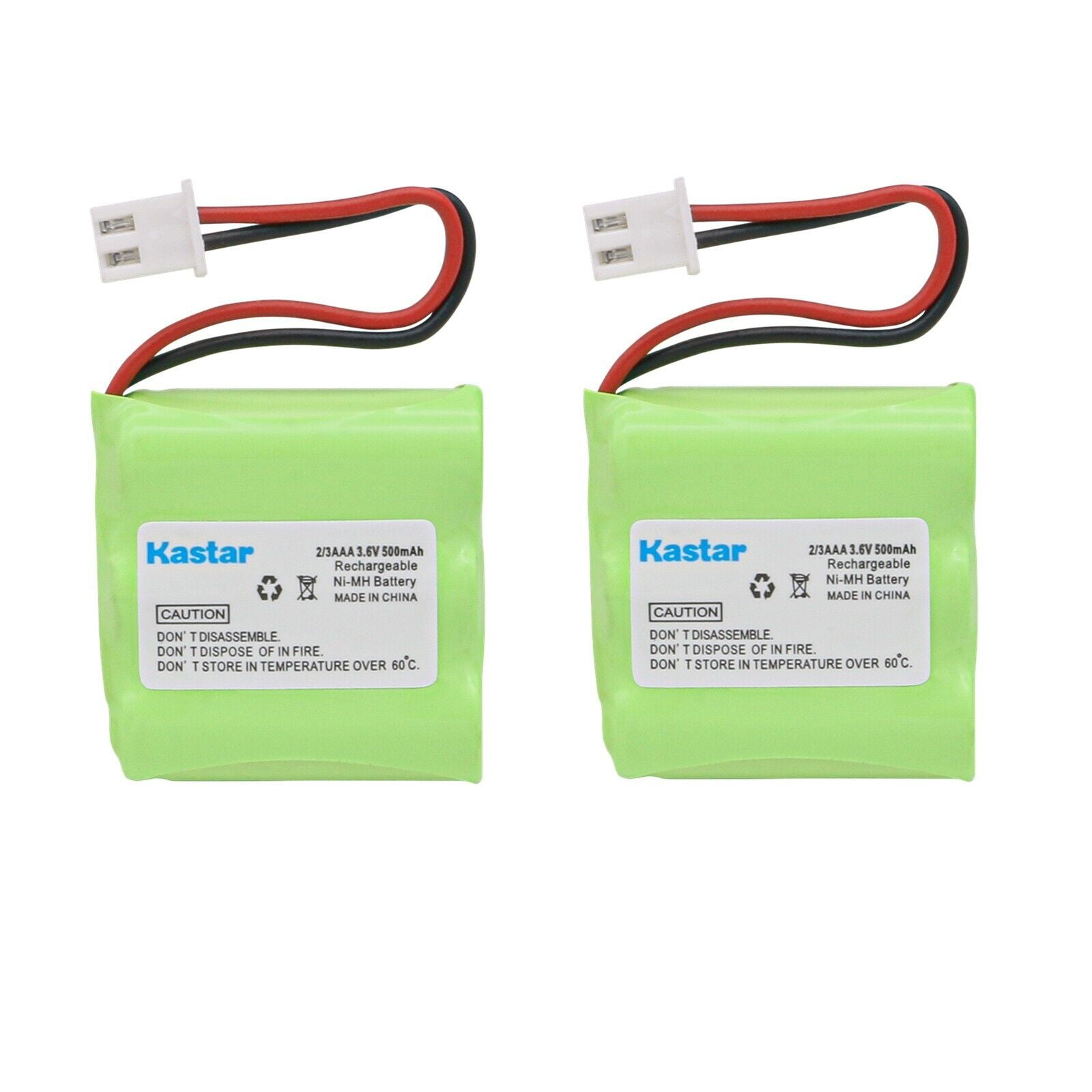 Kastar 2-Pack 2/3AAA 3.6V Battery Replacement for Tri-tronics Multi ...
