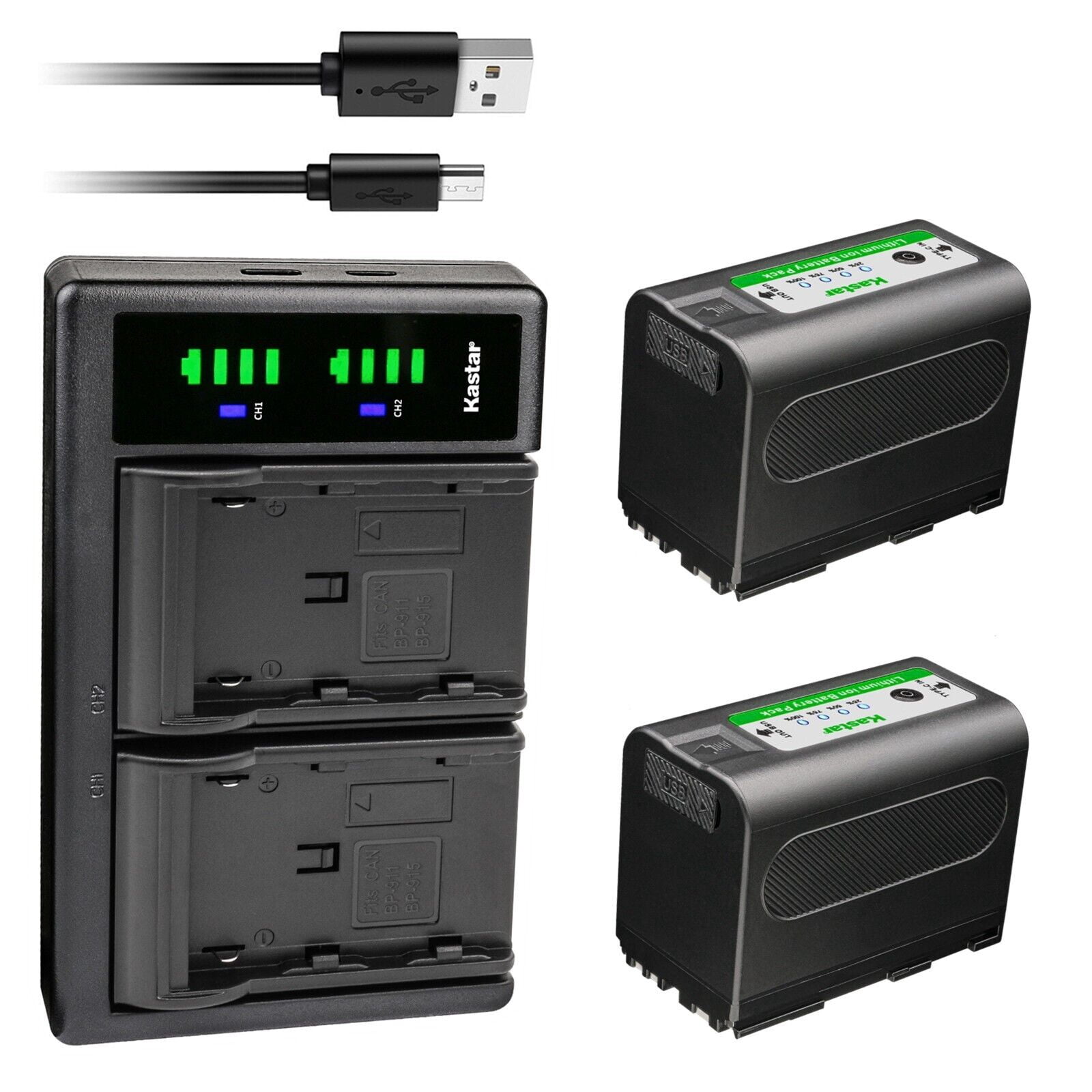 Kastar 2-Pack 7.4V 7000mAh BP-950GEXP Battery and LTD2 USB Charger ...