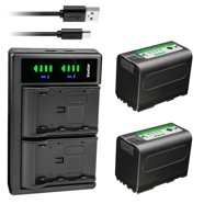 onn. 8,000 mAh Portable Battery with USB-C/Micro-USB/USB ports, Black ...