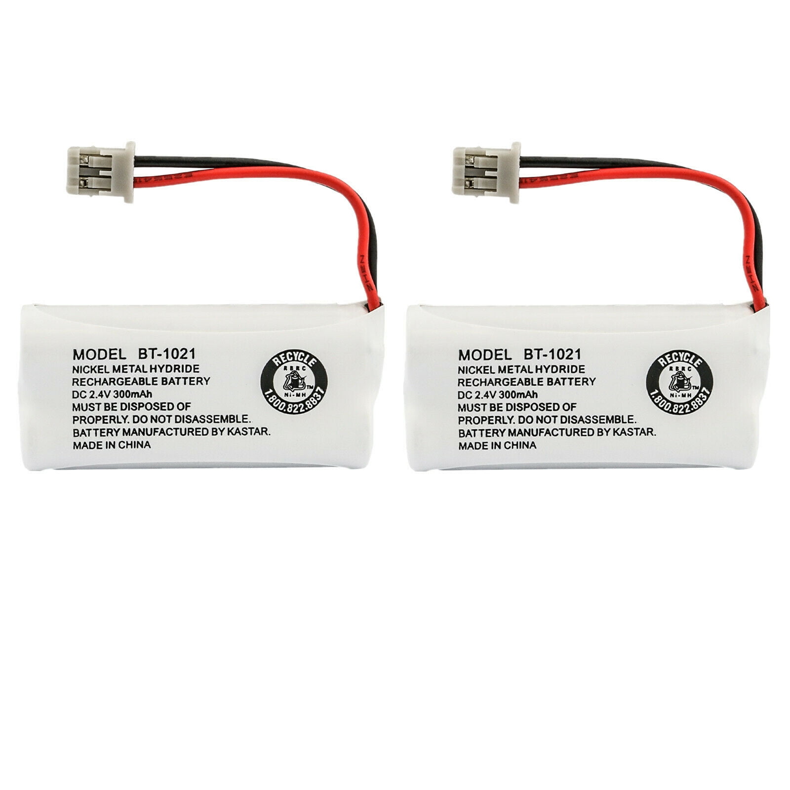 Kastar 2-Pack BT-1021 Battery Replacement for Uniden BT-1008 BT-1016 BT ...